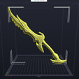 🗡️ Daedric Sword Skyrim Weapon・ STL File for 3D printing・Cults