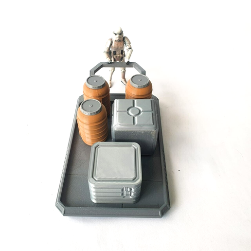 ⭐ CUSTOM Star Wars SCI FI GRAV SLED for 3.75 IN & 6 IN FIGURE DIORAMA ...