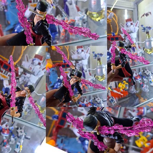 🔥 SH figuarts Zoro effects / flame sword・ STL File for 3D printing・Cults