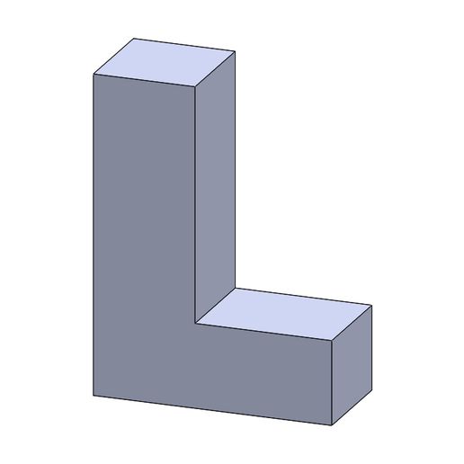 🎁 L Letter Minecraft Font Letter・ STL File for 3D printing・Cults