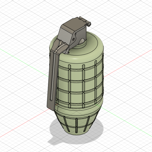 🪖 M34 "Willie Pete" White Phosphorus Grenade replica・ STL File for 3D ...