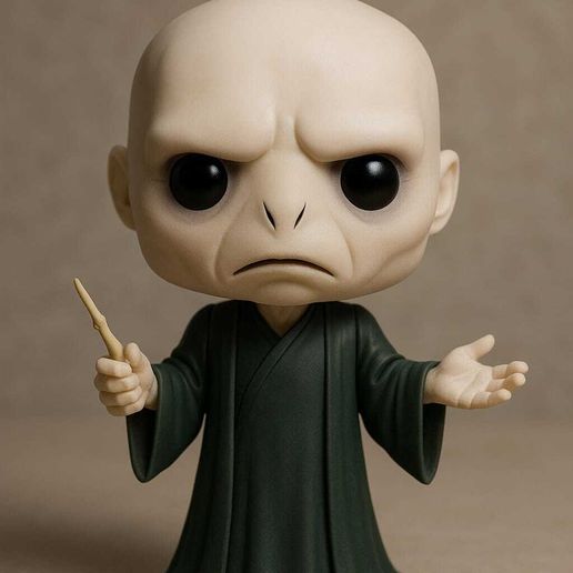 🪄 Harry Potter Funko Voldemort・Archivo STL para Impresión 3D・Cults