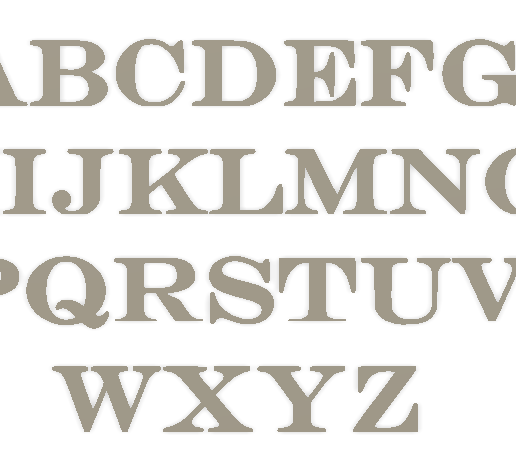 Free STL file Initials, ALPHABET 🏠 ・3D print design to download・Cults