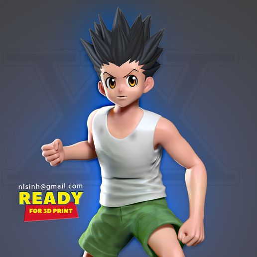 🏹 Gon Freecss - Hunter x hunter・ 3D File for ・Cults