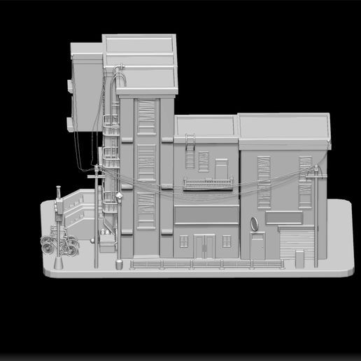 STL file Building 3D Model - Architectural Structure Design - Modern ...