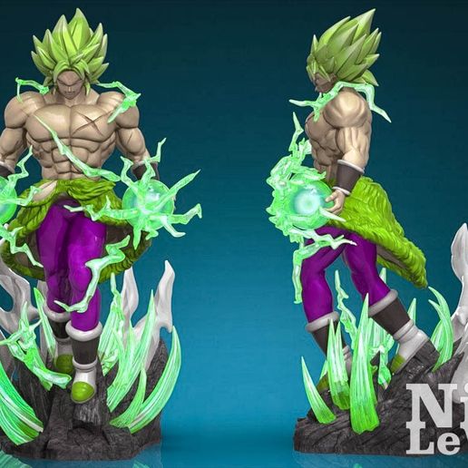 🐉 Broly Dragon Ball 3D Printable 2・ STL File for 3D printing・Cults
