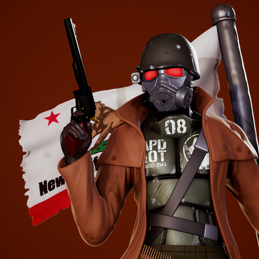 🆕 NCR Ranger - Fallout New Vegas・ 3D File for ・Cults