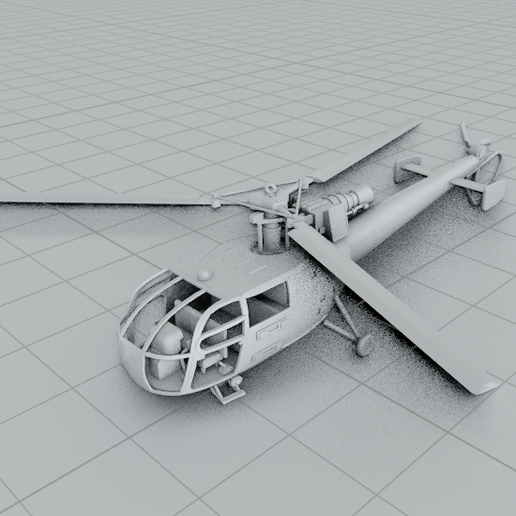 🐆 Chetak HAL CHEETAH Helicopter MODEL・ STL File for 3D printing・Cults