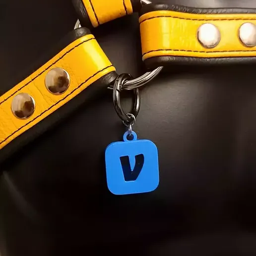 STL file Venmo Digital Business Card Keychain 🗝️ ・Design to download ...