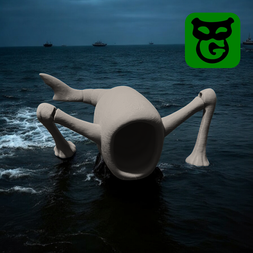 👹 Epic Sea Monster Pack Volume 1 (Multicolor)・ STL File for 3D printing・Cults