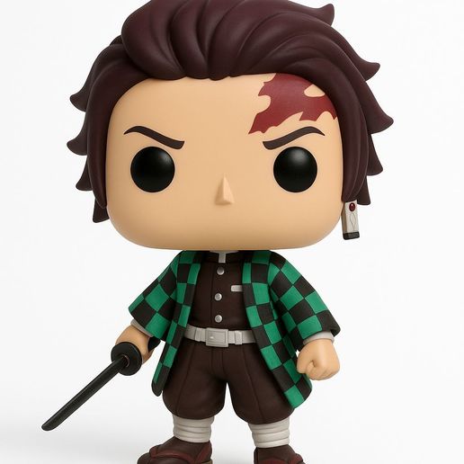 🎲 Funko Pop Tanjiro Kamado・ STL File for 3D printing・Cults