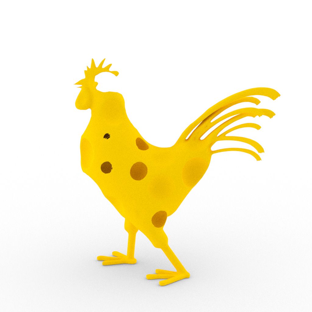 Download Stl File Cheesy Cock • 3d Printing Object • Cults