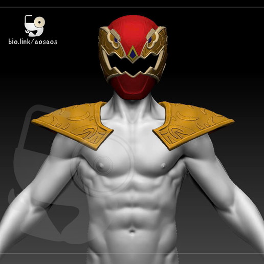🦖 Power Rangers Dino Thunder Triassic Triumph COSPLAY PROP STL/OBJ・ OBJ ...