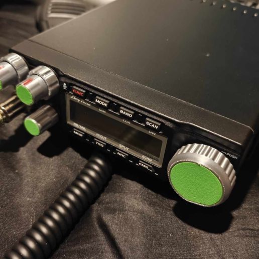 📻 Anytone AT 6666 Pro Radioddity QT80 Knob Kit・ STL File for 3D ...