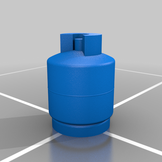 Free STL file gas cylinder 🚂 ・3D printable model to download・Cults