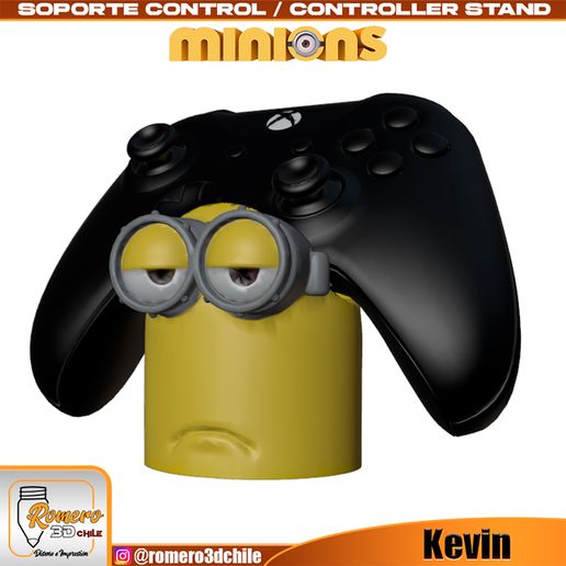 STL file Soporte Control Kevin / Minions 🎛️ ・3D print design to ...