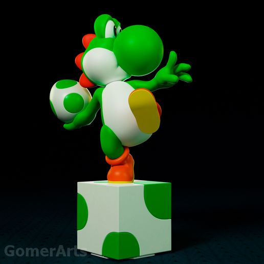 👾 Yoshi 3D Print Model・ 3D File for 3D printing・Cults