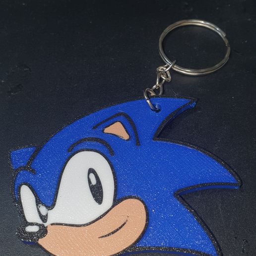 STL file Sonic Multicolor Keychain 🗝️ ・3D printable model to download・Cults