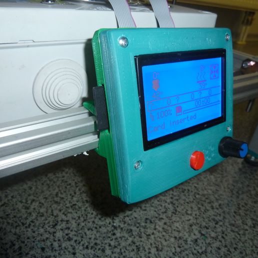🔧 Reprap Full Graphic LCD case for 20x20 aluminum profile・Free 3D File ...