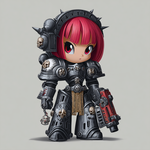 🎲 Chibi Sister of Battle・Free STL File for 3D printing・Cults