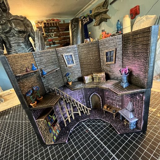 🧙 Tower of the Lonely Wizard - Build Your Diorama・Free 3D File for 3D ...