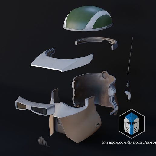 🪖 AT-RT Driver Clone Trooper Helmet - 3D Print Files・ 3D File for ・Cults