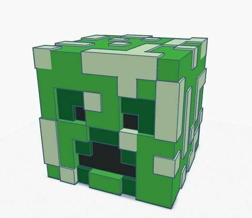 🪖 creeper head・Free 3D File for ・Cults