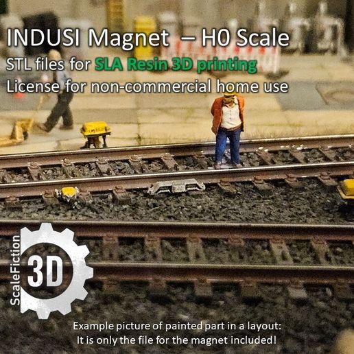 🧲 H0 Indusi Magnet DB Style - SLA Resin Printing 3D・ STL File for 3D ...