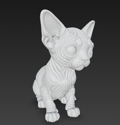 👶 Baby Sphinx Cat・ 3D File for 3D printing・Cults