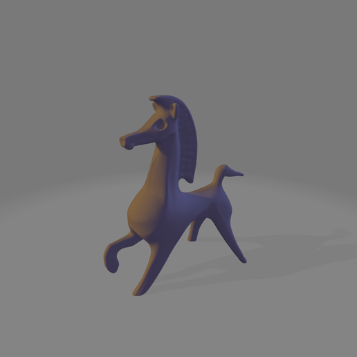 🐎 Mini black Stallion・ STL File for 3D printing・Cults