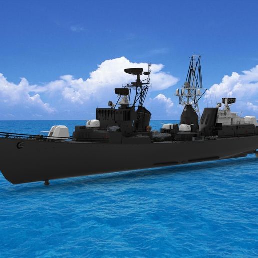 🚢 Type 051 destroyer・ 3D File for 3D printing・Cults