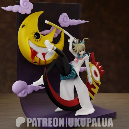 👾 Maka Albarn - Soul Eater (PRESUPPORTED)・ STL File for 3D printing・Cults