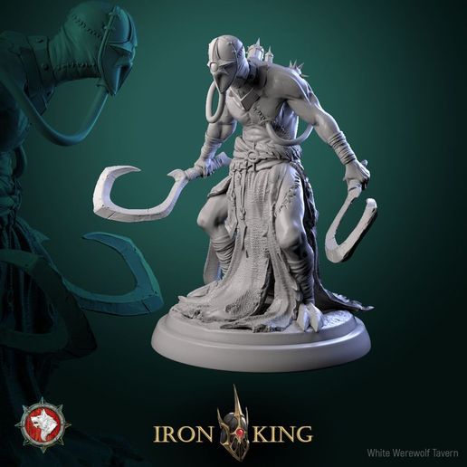 3D file Homunculus 32mm set 6 miniatures pre-supported 🐉 ・3D printable ...