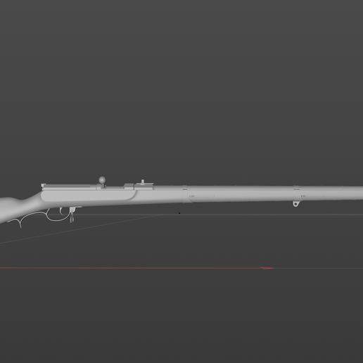 OBJ file Digital model of the German Dreyse rifle 🗺️ ・3D printing idea ...