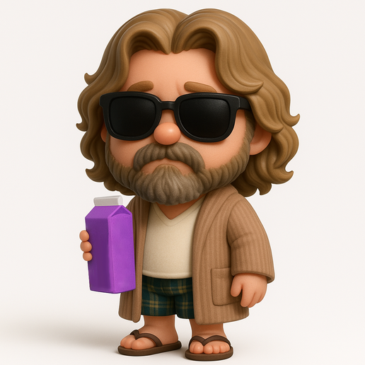 🕶️ The Dude STL - Big Lebowski Style| Lebowski 3D Mode.・ STL File for ...