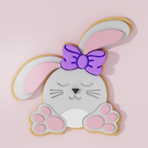 🍪 Easter Bunny Cookie Cutter 1006・ STL File for 3D printing・Cults