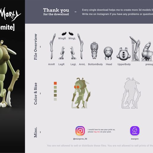 Archivo 3D Rick y Morty - Gromflomita 👾 ・Plan de impresión en 3D para ...