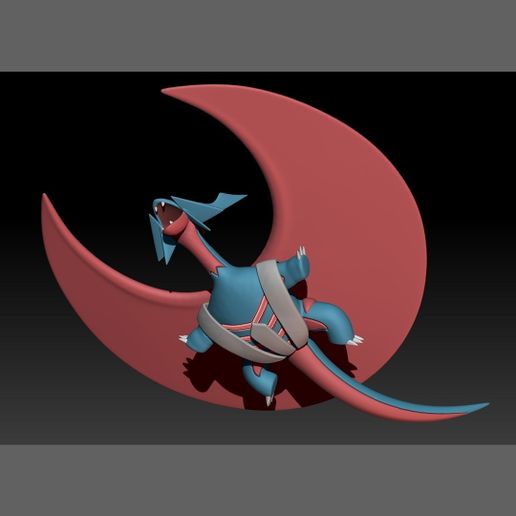 🐉 Pokemon Salamence Mega Evolution・ STL File for 3D printing・Cults