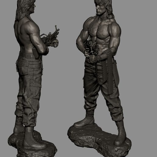 Archivo 3D Rambo, Cobra and Hawk 3D Print 🦅 ・Modelo para descargar y ...