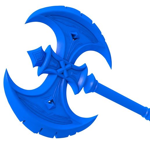 🪓 axe / axe stl / Pirate Battle Axe / Medieval Battle Axe / Skull Axe ...