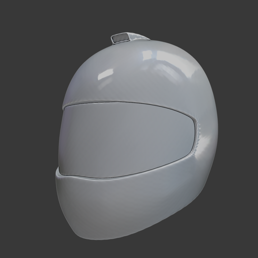 🏍️ Integral / Full-Face Motorcycle Helmet – 3D Printable STL for ...