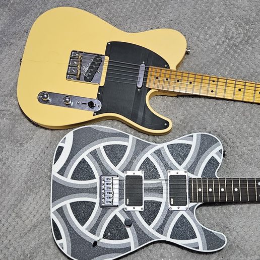 ⚡ Vintage Telecaster Electric Guitar・ STL File for 3D printing・Cults