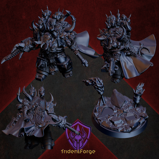 🛰 Voidwalker Chaos Terminator Lord・ 3D File for 3D printing・Cults