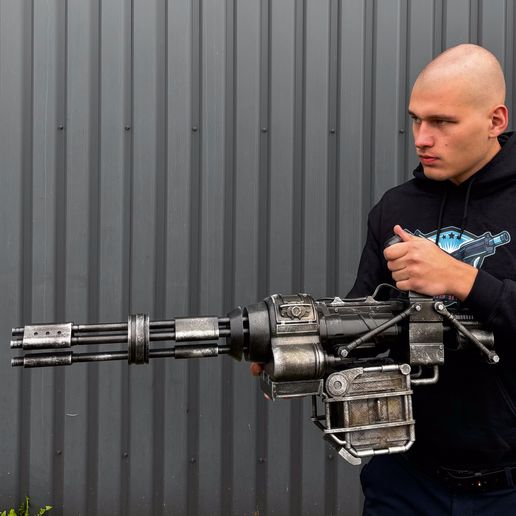 🔫 Minigun Replica Prop Fallout 3 Weapon Cosplay・ 3D File for 3D ...
