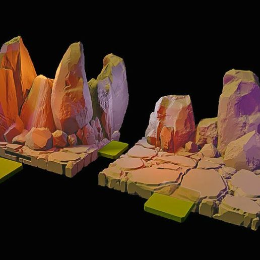 Free STL file Cave Tile Sample 🎲 ・Model to download and 3D print・Cults