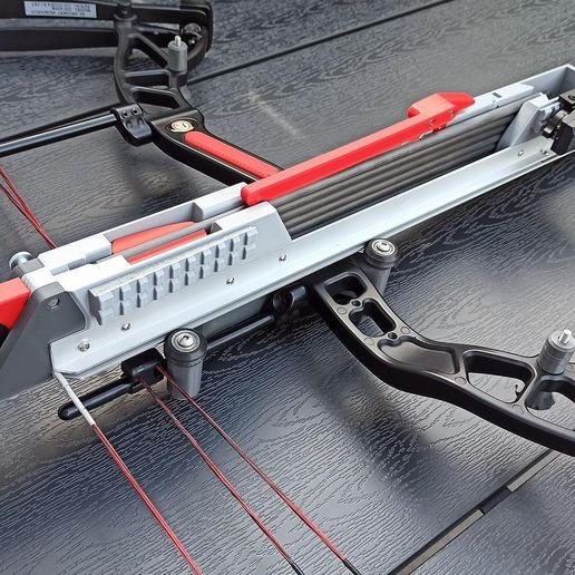 🏹 SIL hybrid - Pump-Action Repeating Bow・ 3D File for ・Cults