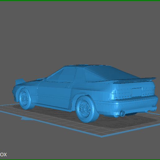 🚗 Mazda rx7 fc・ STL File for ・Cults