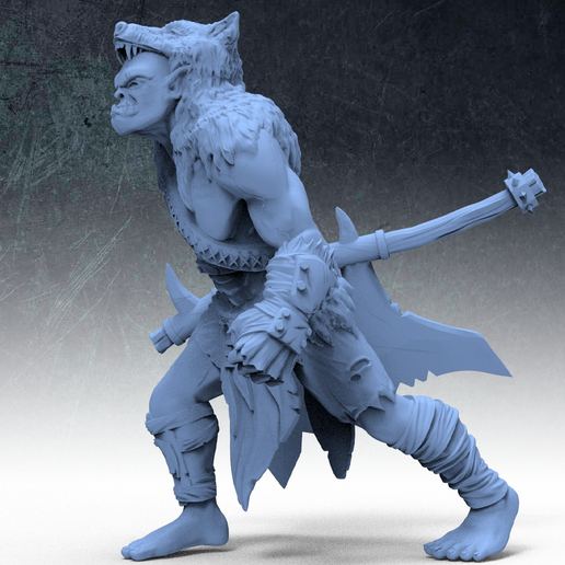 🎨 5 MINIATURE CHARACTER (DND,PATHFINDER,TABLETOP)・Free STL File for ・Cults