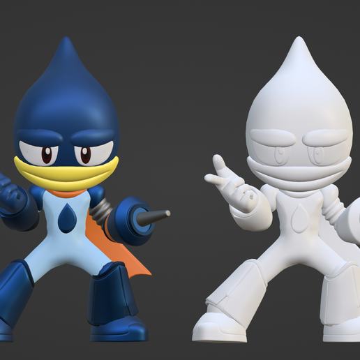 STL file Oilman - Megaman Powered up ⬆️ (OBJ)・3D printable model to ...