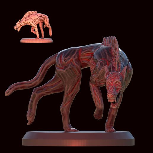 🎲 Hellhound - Unchained Games freebie・Free 3D File for ・Cults